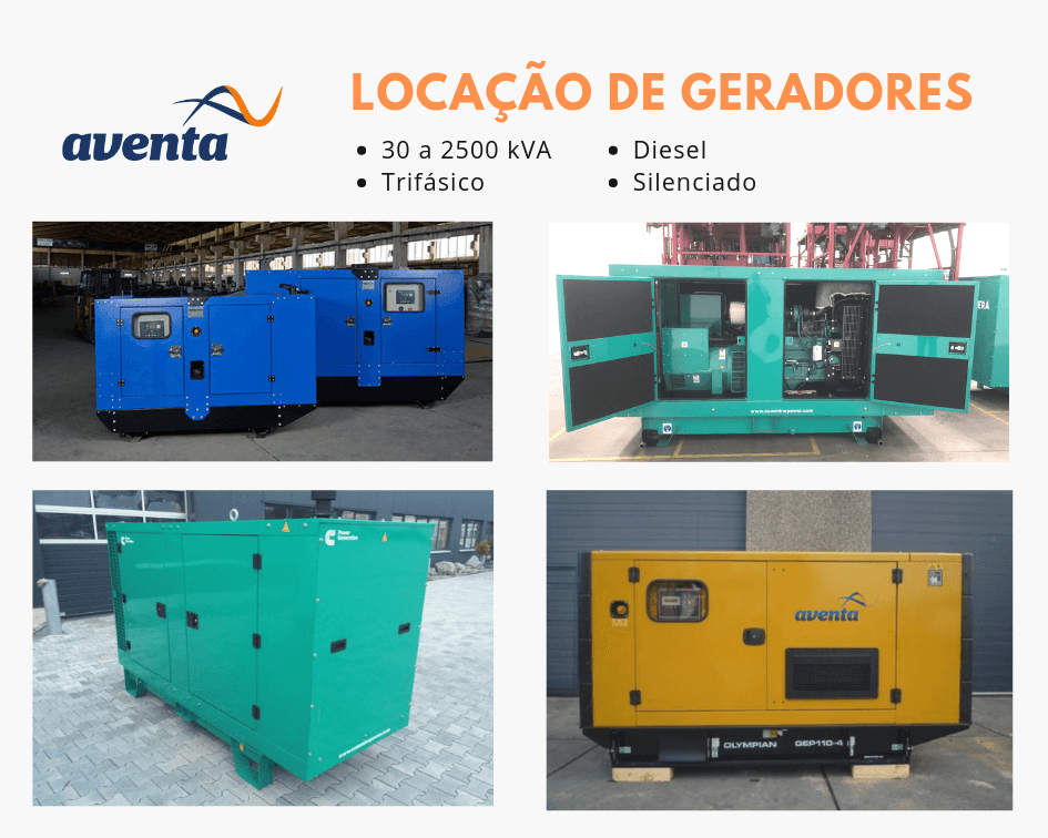 Aluguel de Gerador de Energia 75 kVA | Aventa
